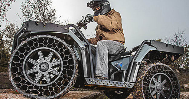 Polaris is Launching The First ATV With Airless Tires