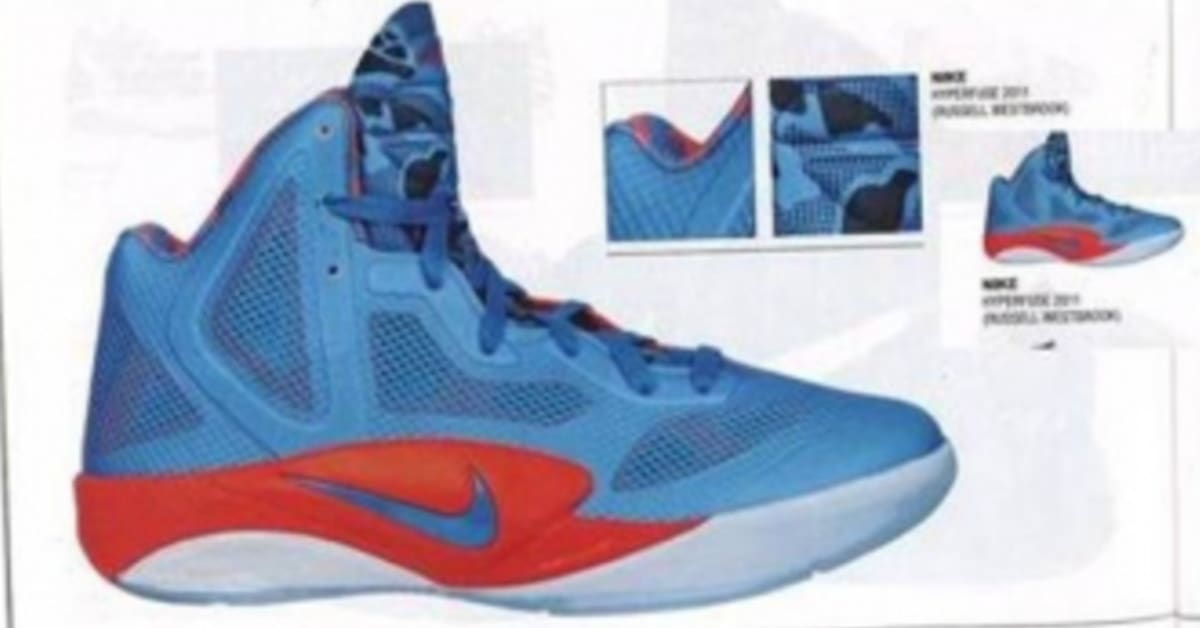 Nike Zoom Hyperfuse 2011 - Russell Westbrook Away Player Edition