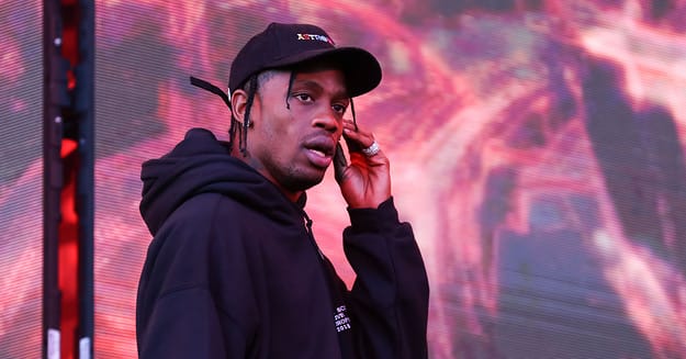 Travis Scott Spotted Wearing New Air Max 1 Collab Colorway