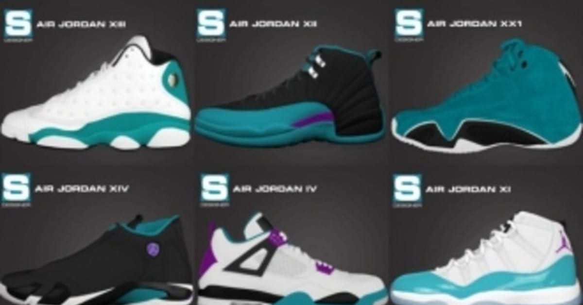 The Buzz Is Back: Re-Imagining Every Air Jordan 1-23 In Classic Hornets ...