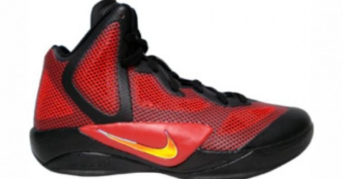 Nike Zoom Hyperfuse 2011 - Black/Metallic Luster-Sport Red