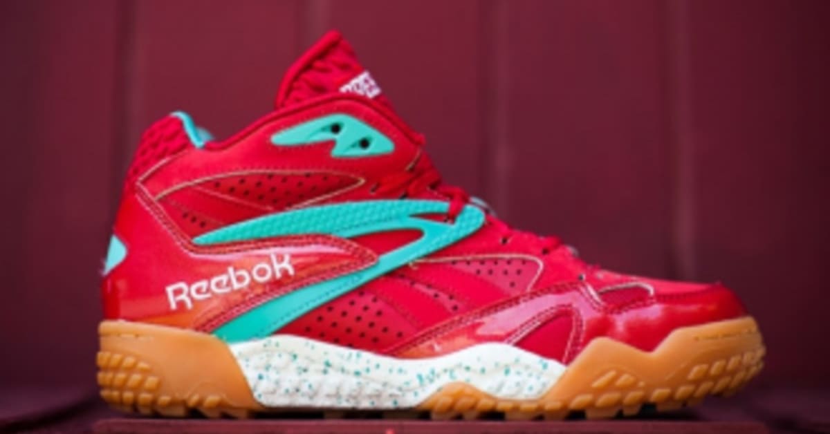 Reebok Scrimmage Mid - Reebok Red / Tiffany / White