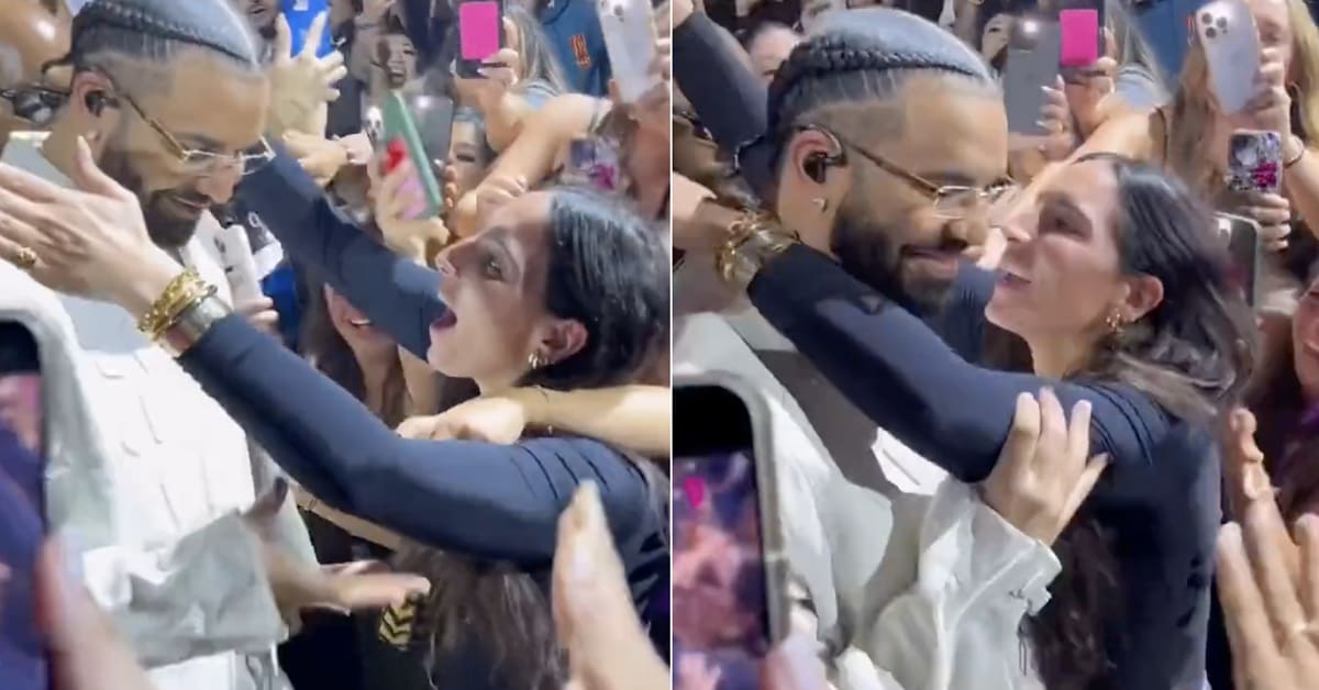 Watch Drake Push Fan Who Tries to Kiss Him at Dallas Show