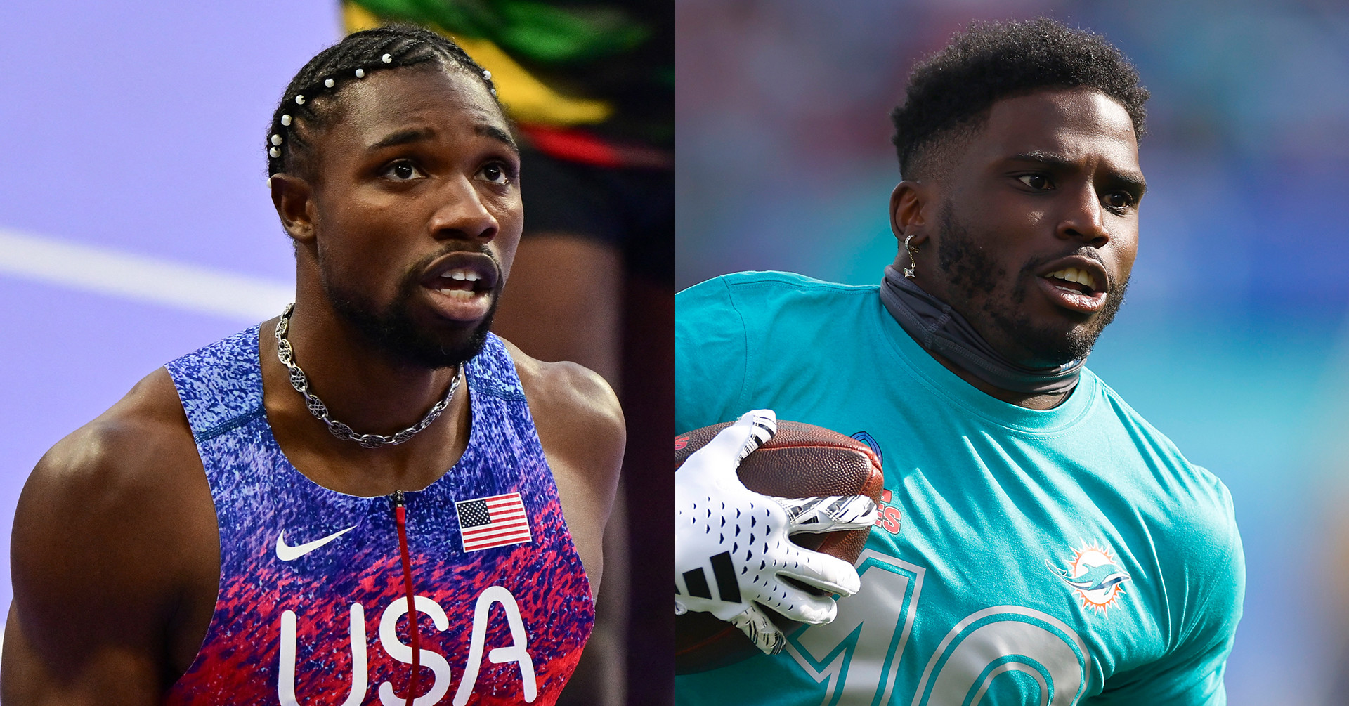 Noah Lyles Struggles to Remember Who Tyreek Hill Is After Dolphins Star ...