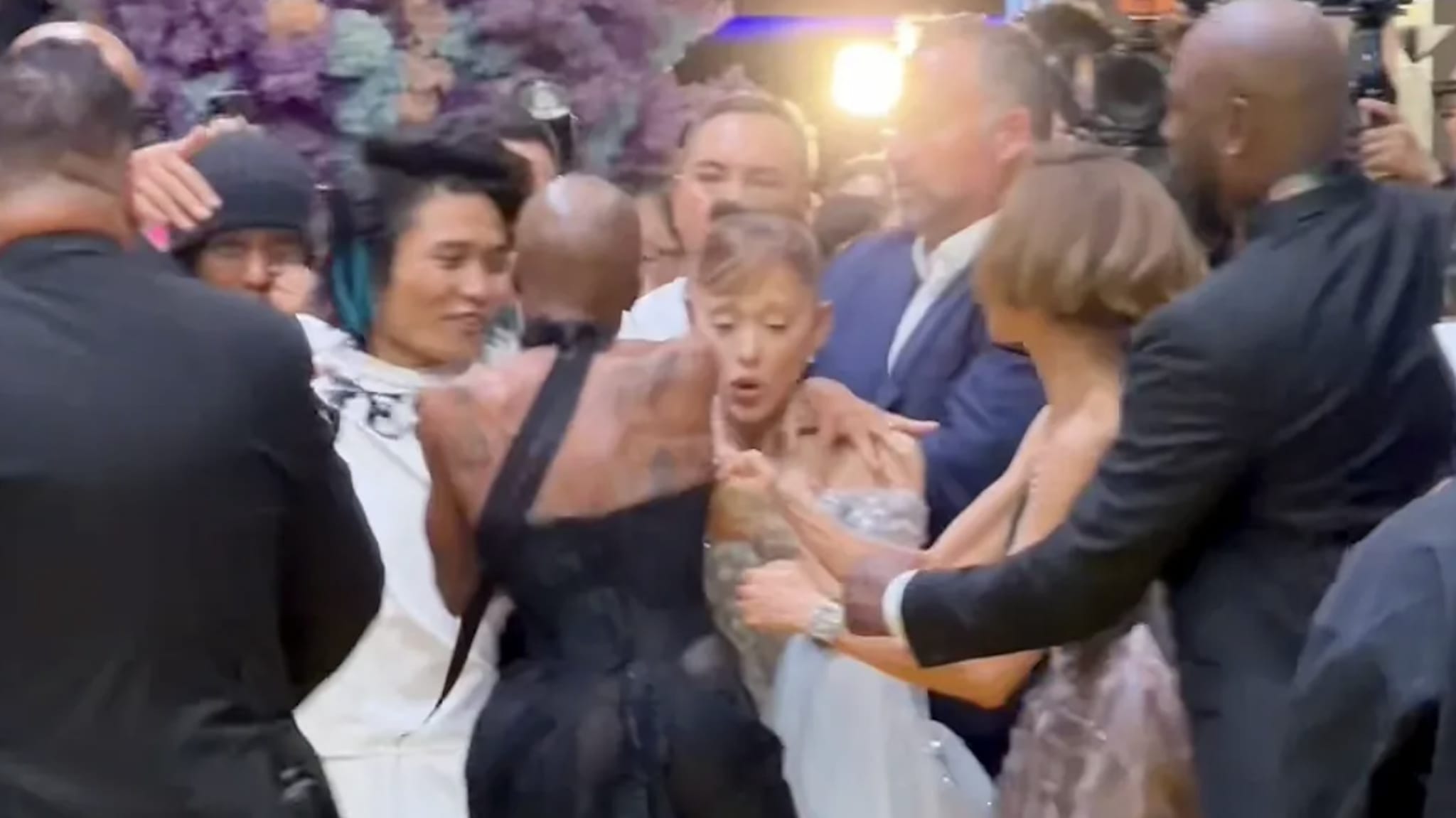 Cynthia Erivo Steps in to Protect Ariana Grande From Char...