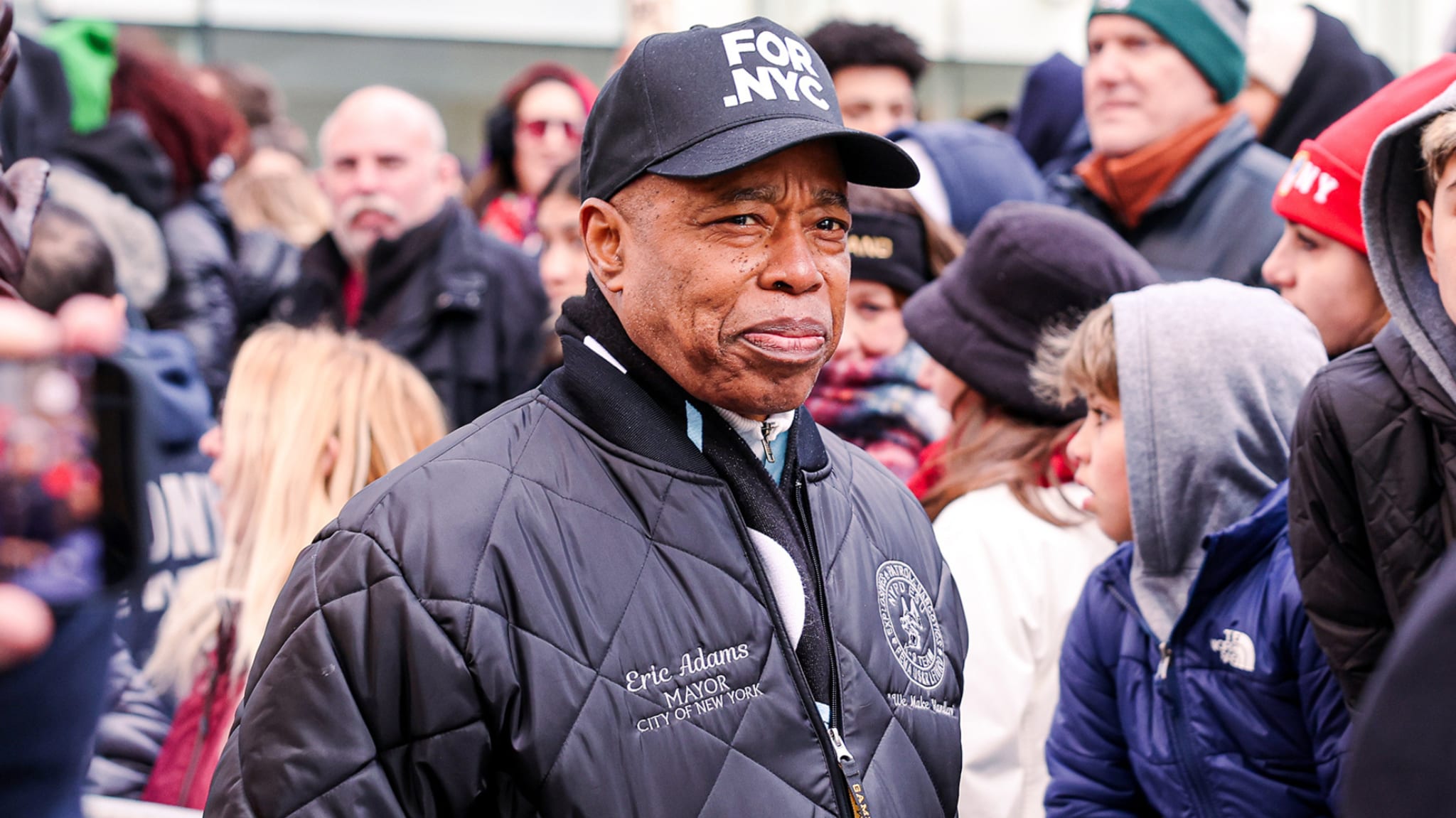 Eric Adams Curses Out Airport Heckler in Viral Video: 'Go F*ck Yourself'