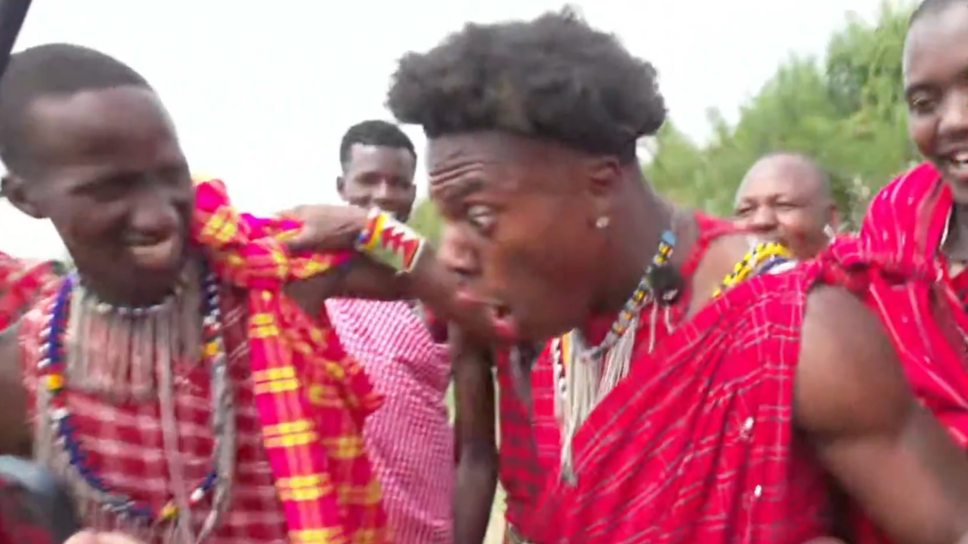 IShowSpeed Partakes in Traditional Drinking of Cow's Blood on Kenya Stream