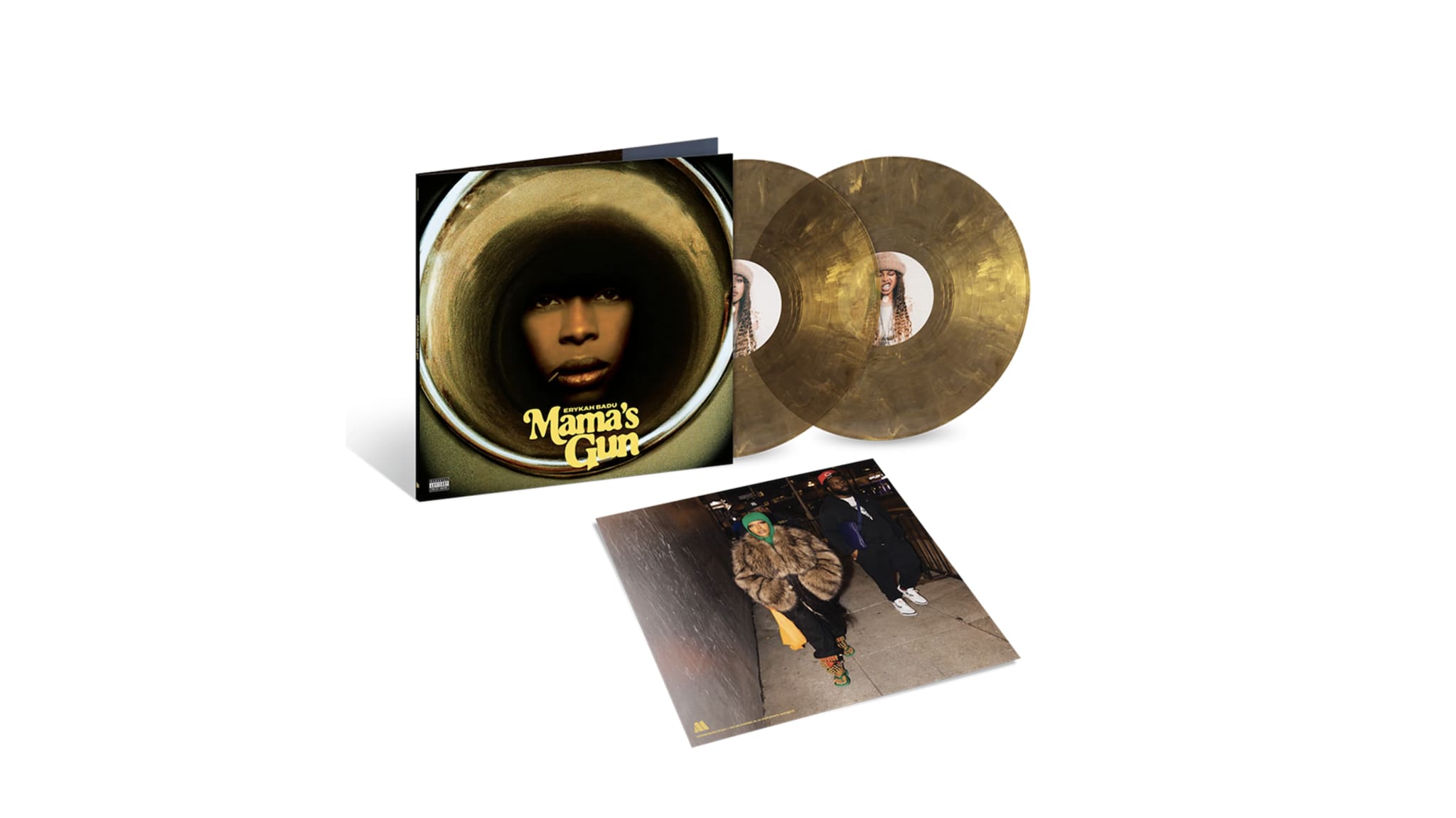 Erykah Badu "Mama's Gun" 25th Anniversary Gold Black Ice 2LP: How to Buy