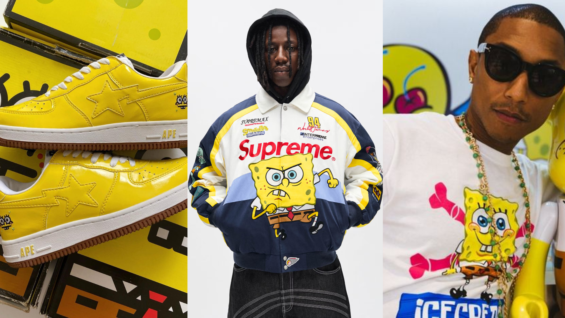 SpongeBob Squarepants Streetwear Collab Ranking: Supreme,... - Web Shop ...