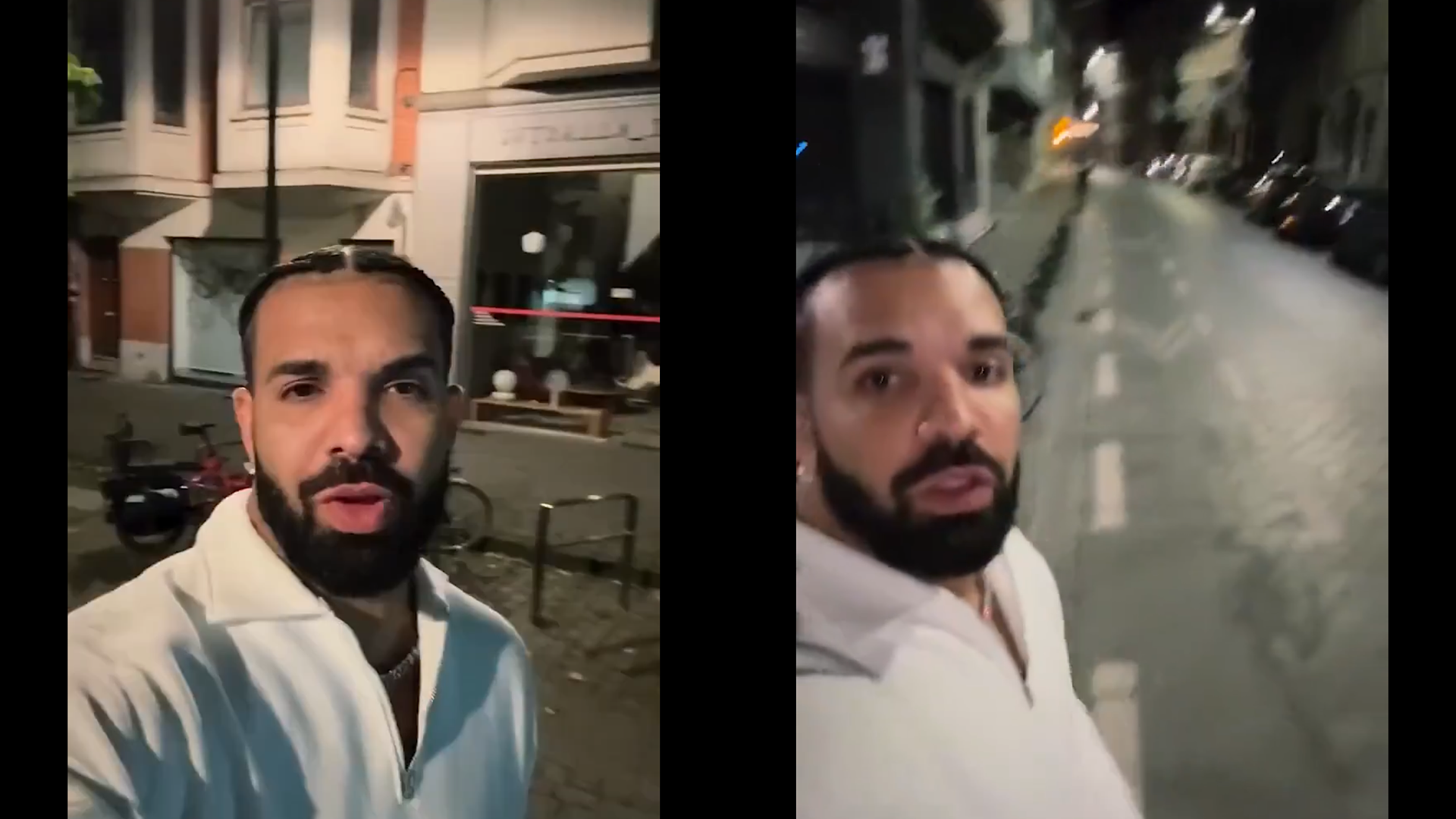 Drake Posts Video of Him Wandering Belgium Streets Alone ...