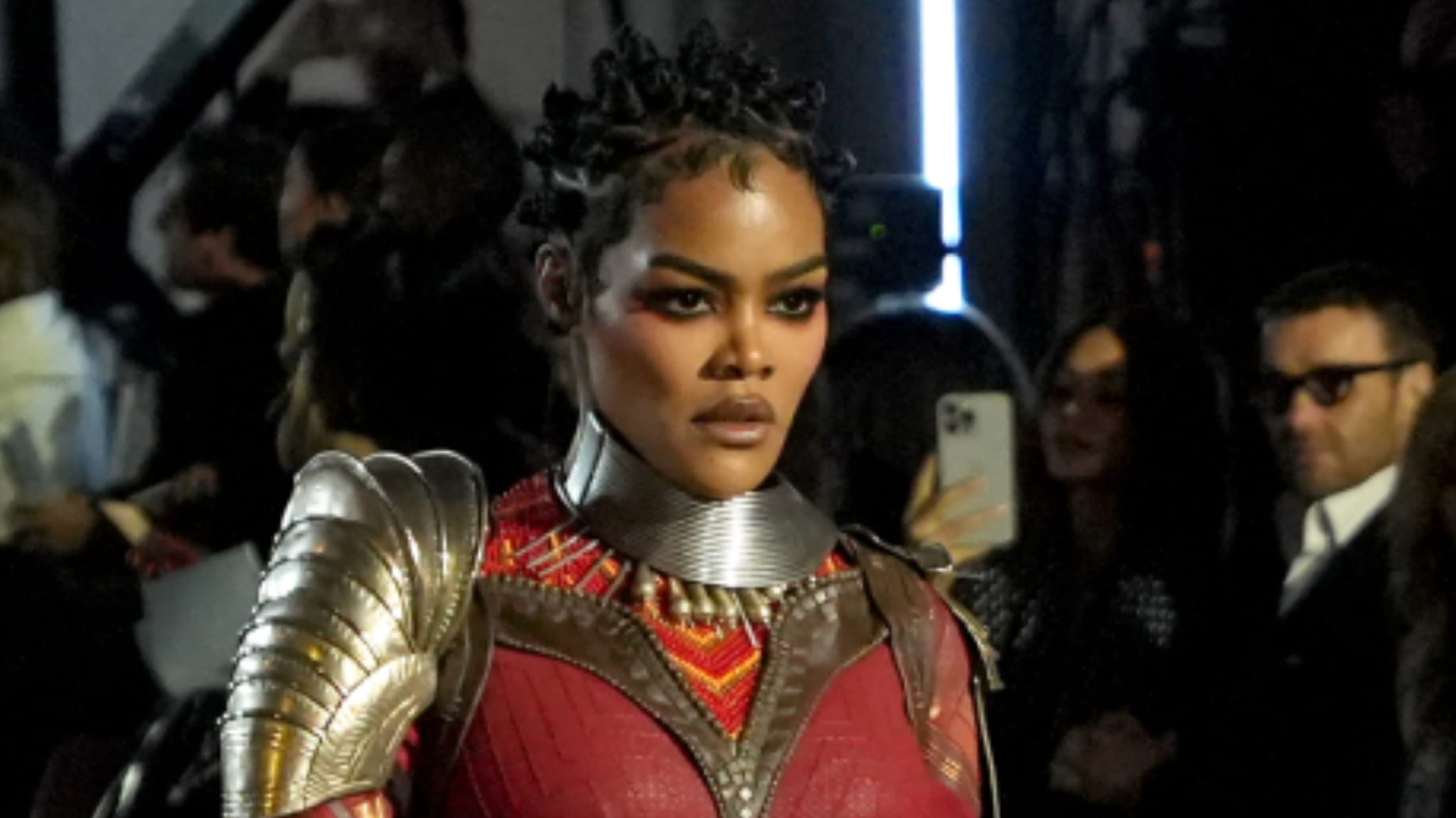 Teyana Taylor Stuns in ‘Black Panther’ Look at Vogue Worl...