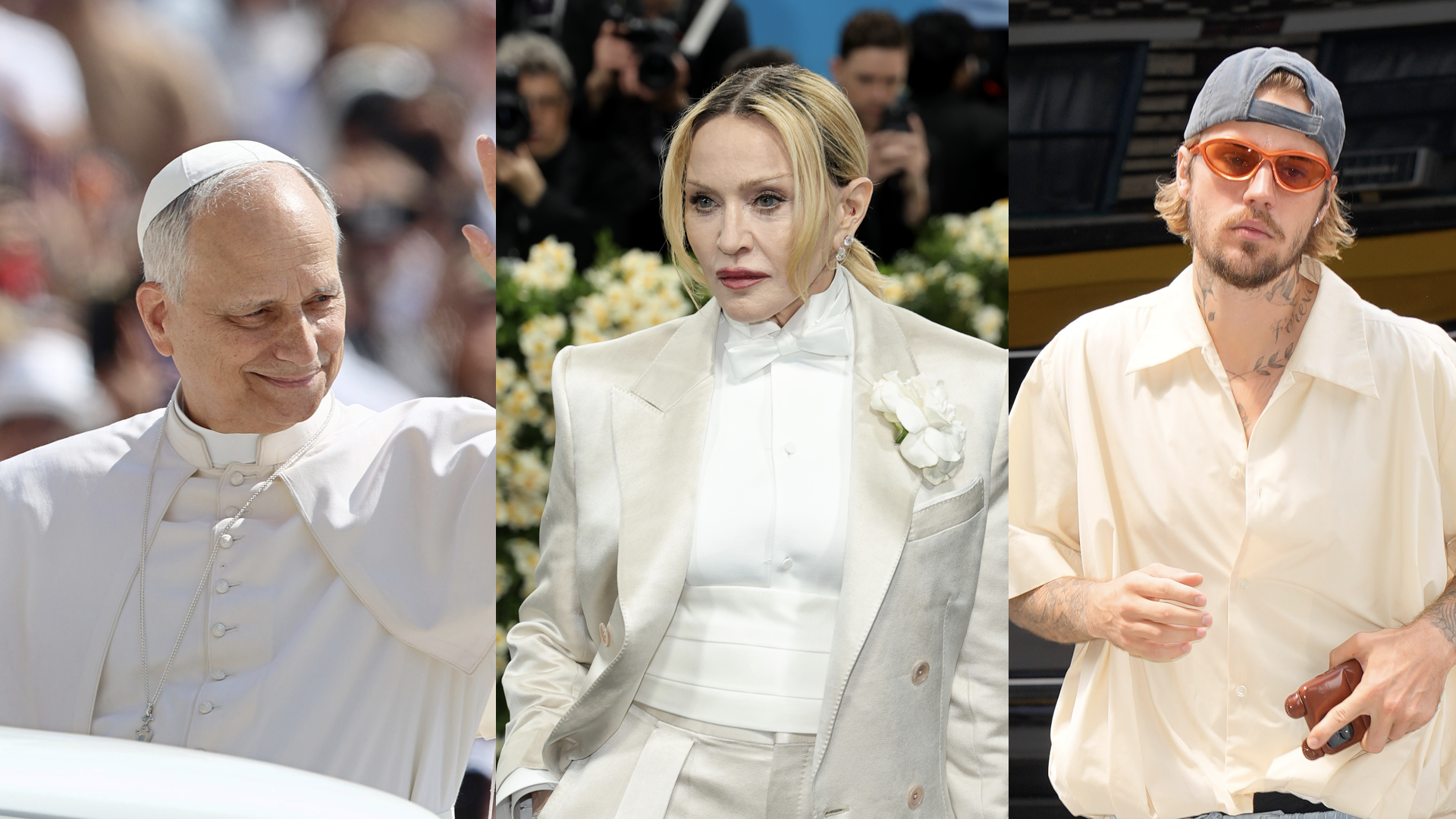 Pope Leo XIV Related to Madonna, Justin Bieber, Angelina ...
