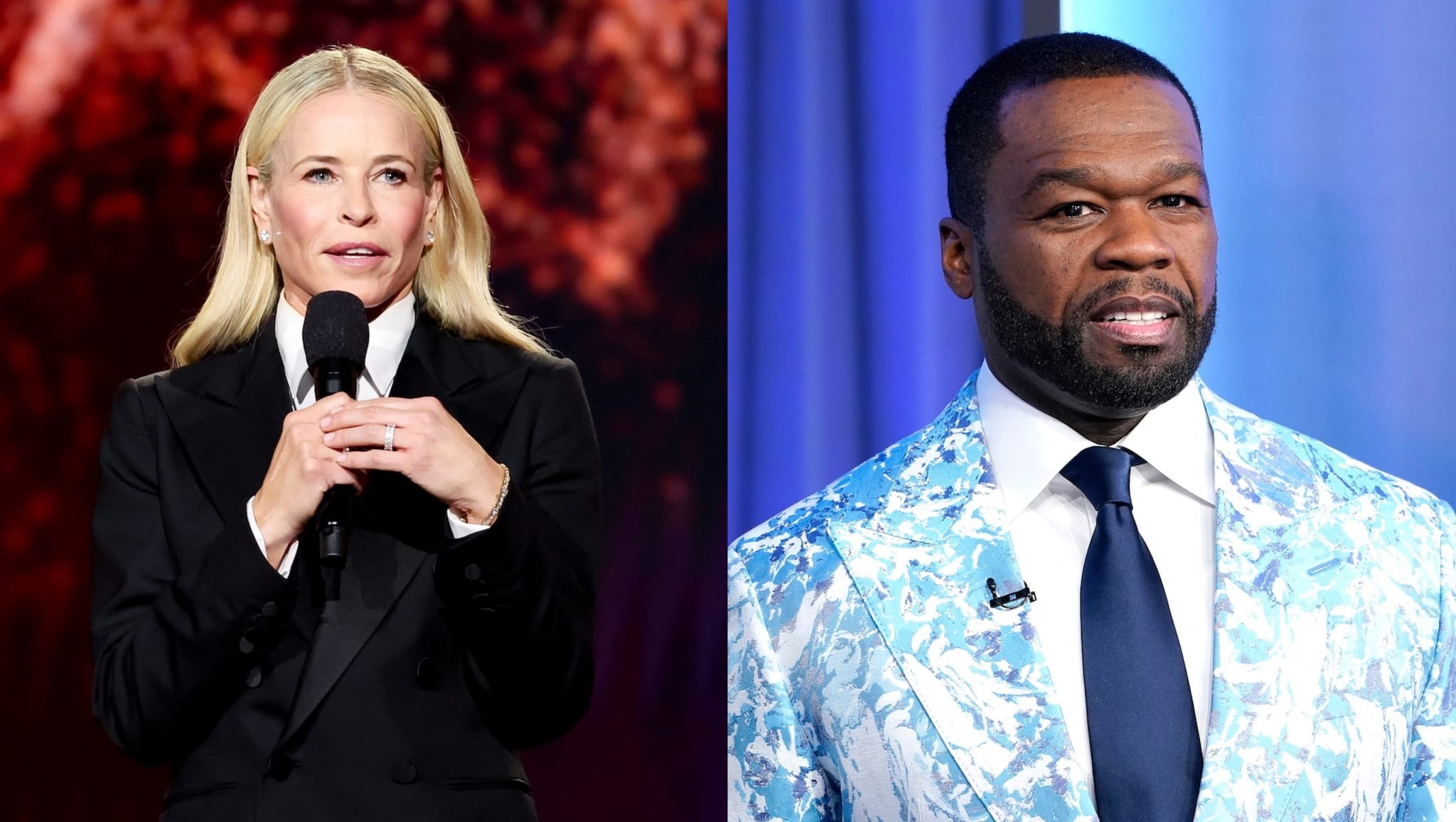 Chelsea Handler Pokes Fun at Ex 50 Cent at the Critics Ch...