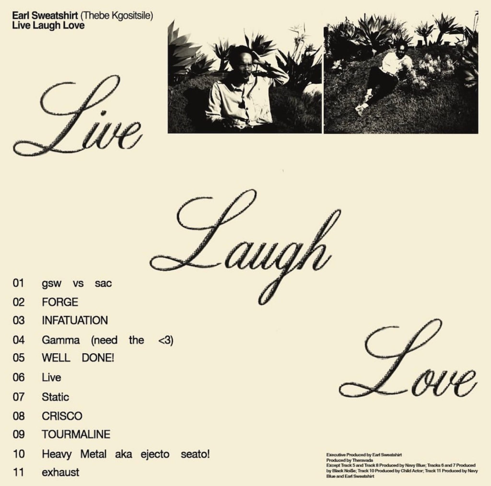 Earl Sweatshirt Returns With 'Live Laugh Love' Album