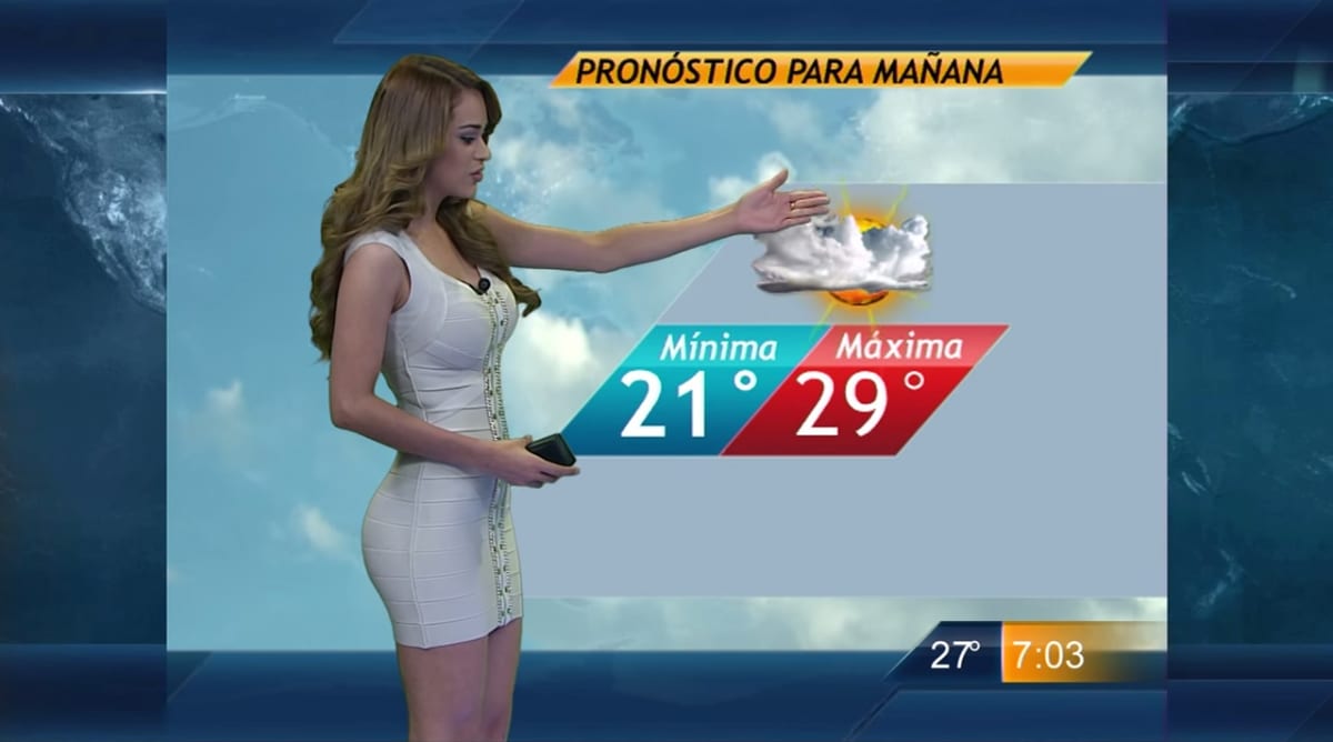 The Internet Has Discovered Mexicos Insanely Attractive Weatherwoman Complex 3911