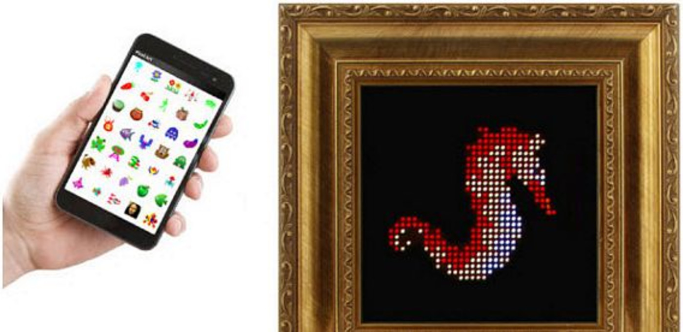 The PIXEL Interactive LED Art Mirror Lets You Hang Pixel Art Through an ...
