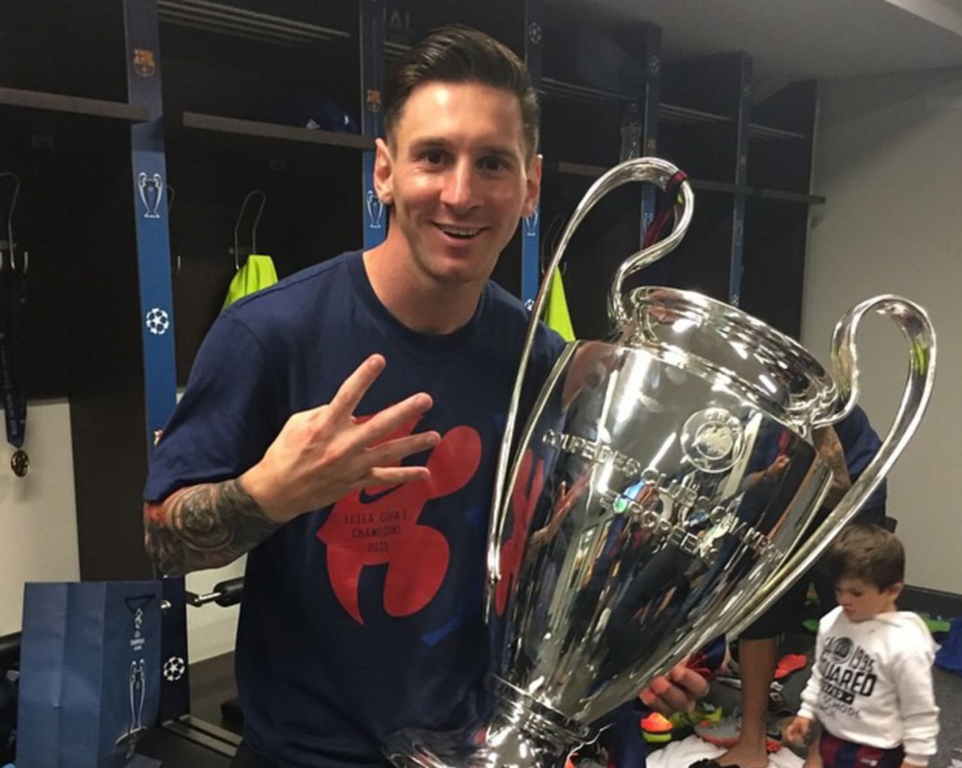 Lionel Messi Says He Could Actually Do It on a Wet and Windy Wednesday ...