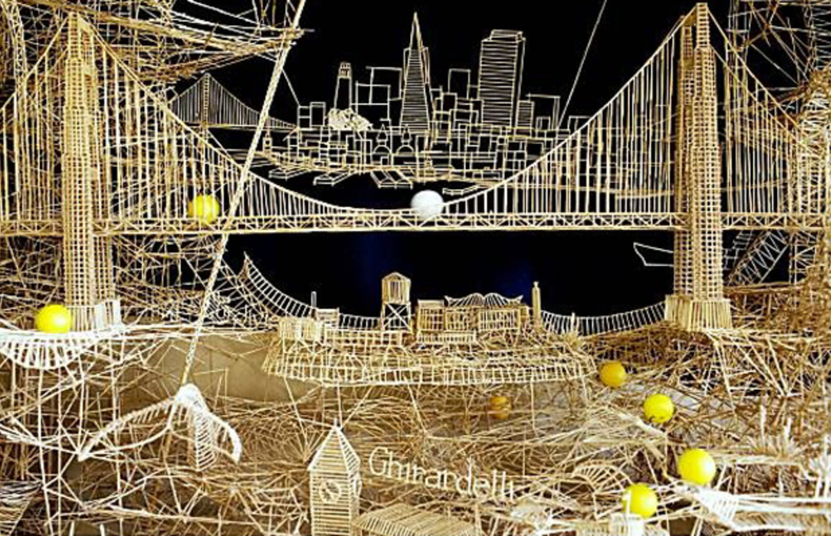 This Toothpick Sculpture of San Francisco is Insane | Complex