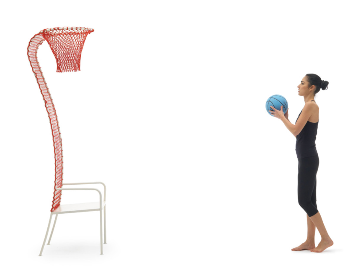 Play Hoops at Home With the “Lazy Basketball” Chair by Emanuele Magini ...