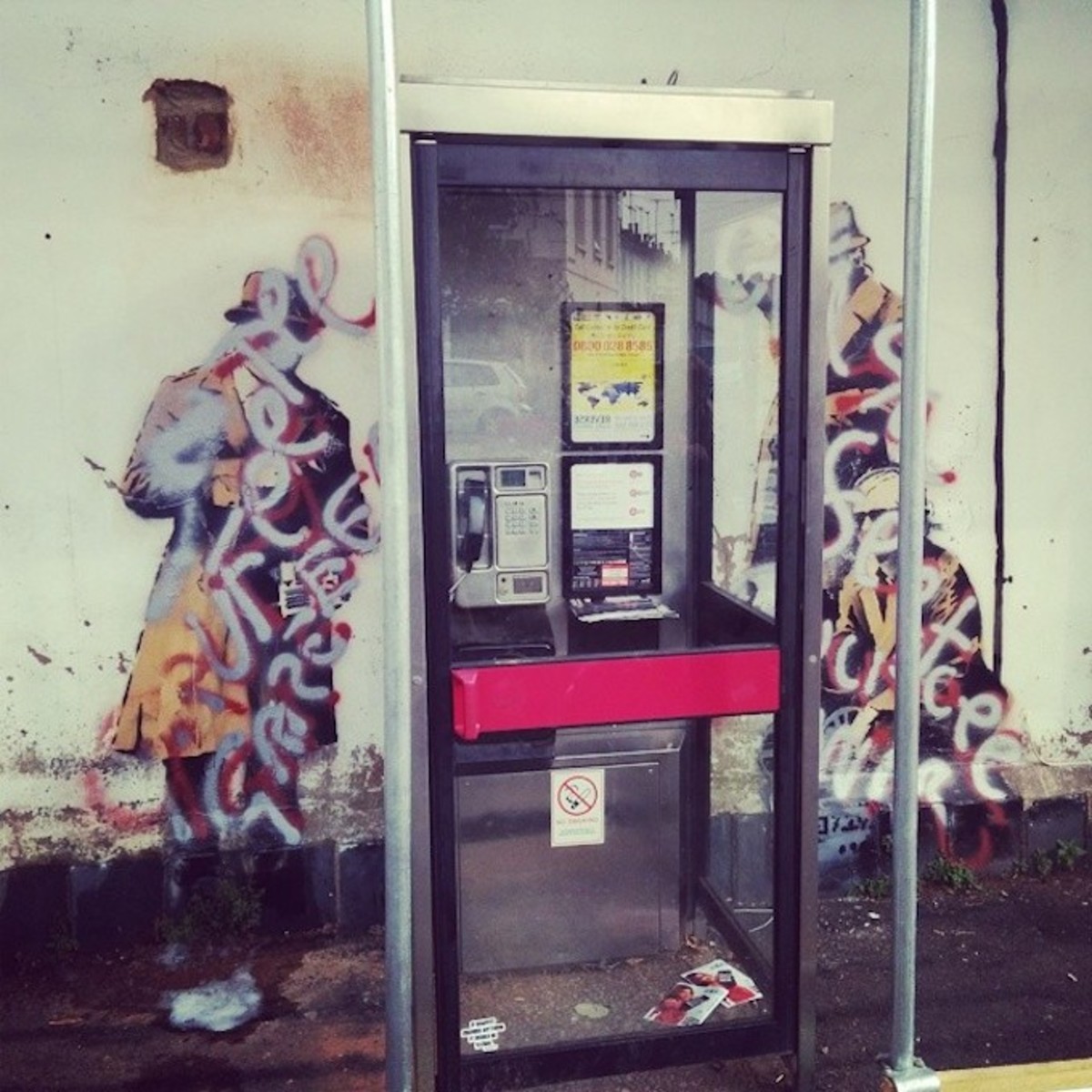 Banksy "Spy Booth" Mural Defaced, Related to Death of King Robbo? | Complex