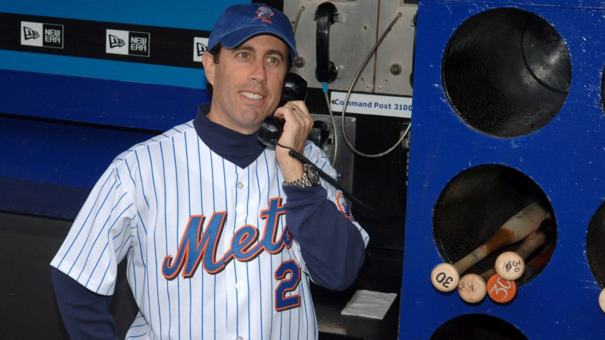Jerry Seinfeld Is Wearing Lucky Nikes for the Mets’ World Series | Complex