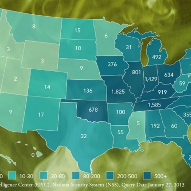 Infographic Shows the States with the Most Meth Lab Incidents | Complex