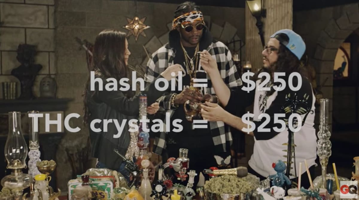 Watch 2 Chainz Take Hits From a $50,000 Scorpion Bong | Complex