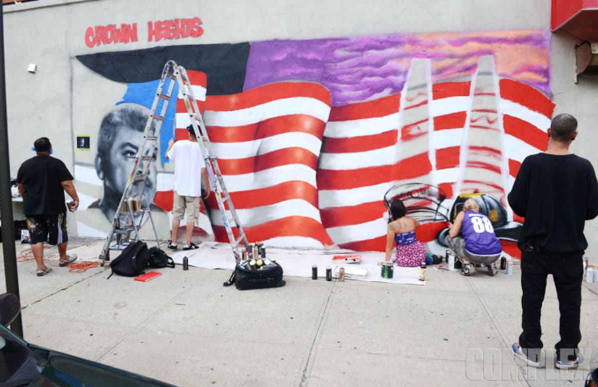 5Pointz Graffiti Artists Painted a 9/11 Tribute Mural in Brooklyn Today ...