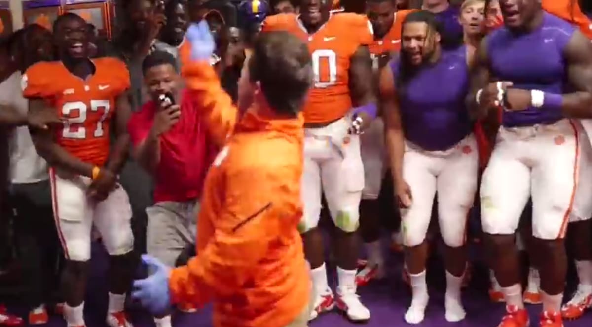 Clemson Football Team Manager Remixes the Shmoney Dance For Post-Game ...