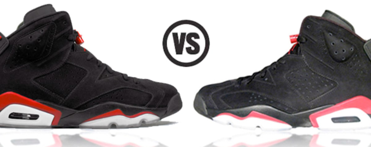 Who Did It Better? Jordan Retro VI "Infrared" vs. Jordan Retro VI ...