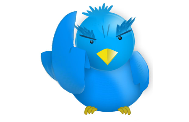 Twitter Bird Middle Finger - Gallery: 25 Cool Twitter Logo Designs ...