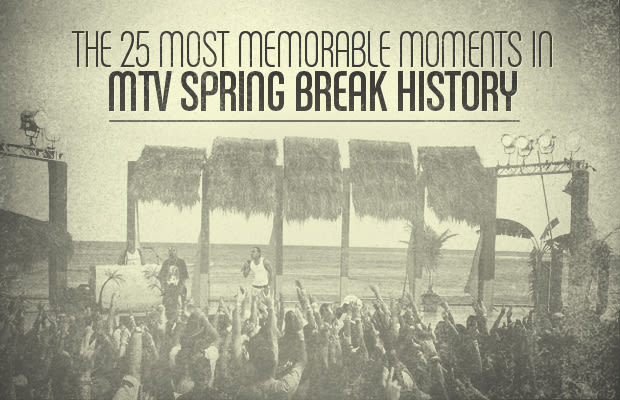 The 25 Most Memorable Moments in MTV Spring Break History | Complex
