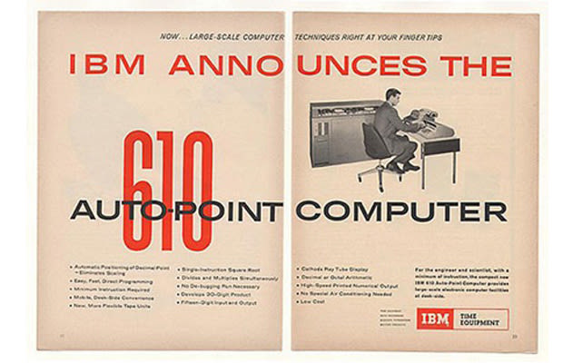 IBM 610 - Gallery: 30 Cool Vintage Computer Ads | Complex