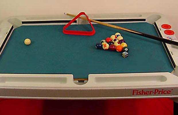 Fisher Price 3-in-1: Pool Table, Ping Pong, Air Hockey. - Then vs. Now ...