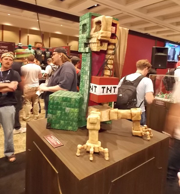 The Minecraft Museum - The 15 Hottest Booths At PAX Prime 2012 | Complex
