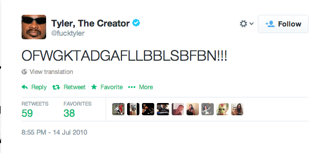 Tyler, The Creator - Read 25 Rappers' First Tweets Because That's What ...