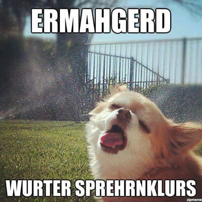 32. Water Sprinklers - The 50 Funniest Ermahgerd Memes | Complex