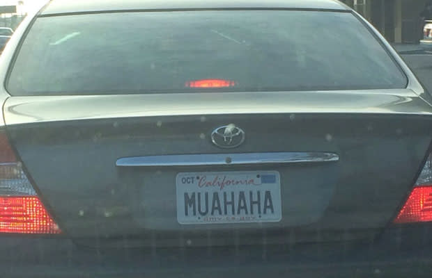 Muahaha - 25 Insanely Clever License Plates You Wish You'd Thought Of ...
