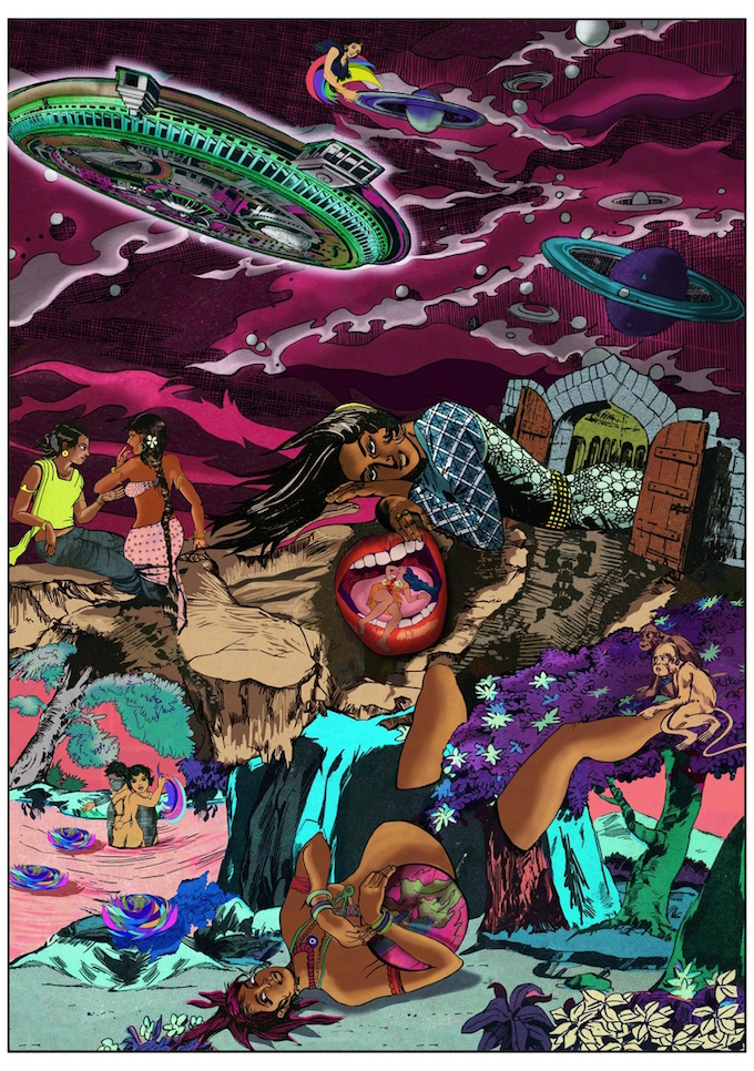 Artist Chitra Ganesh's "Eyes of Time" Exhibition Comes to the Brooklyn ...