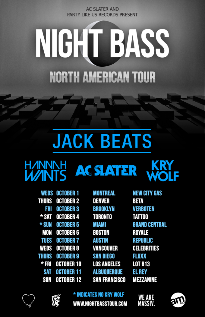 AC Slater Announces Night Bass Fall 2014 North American Tour | Complex