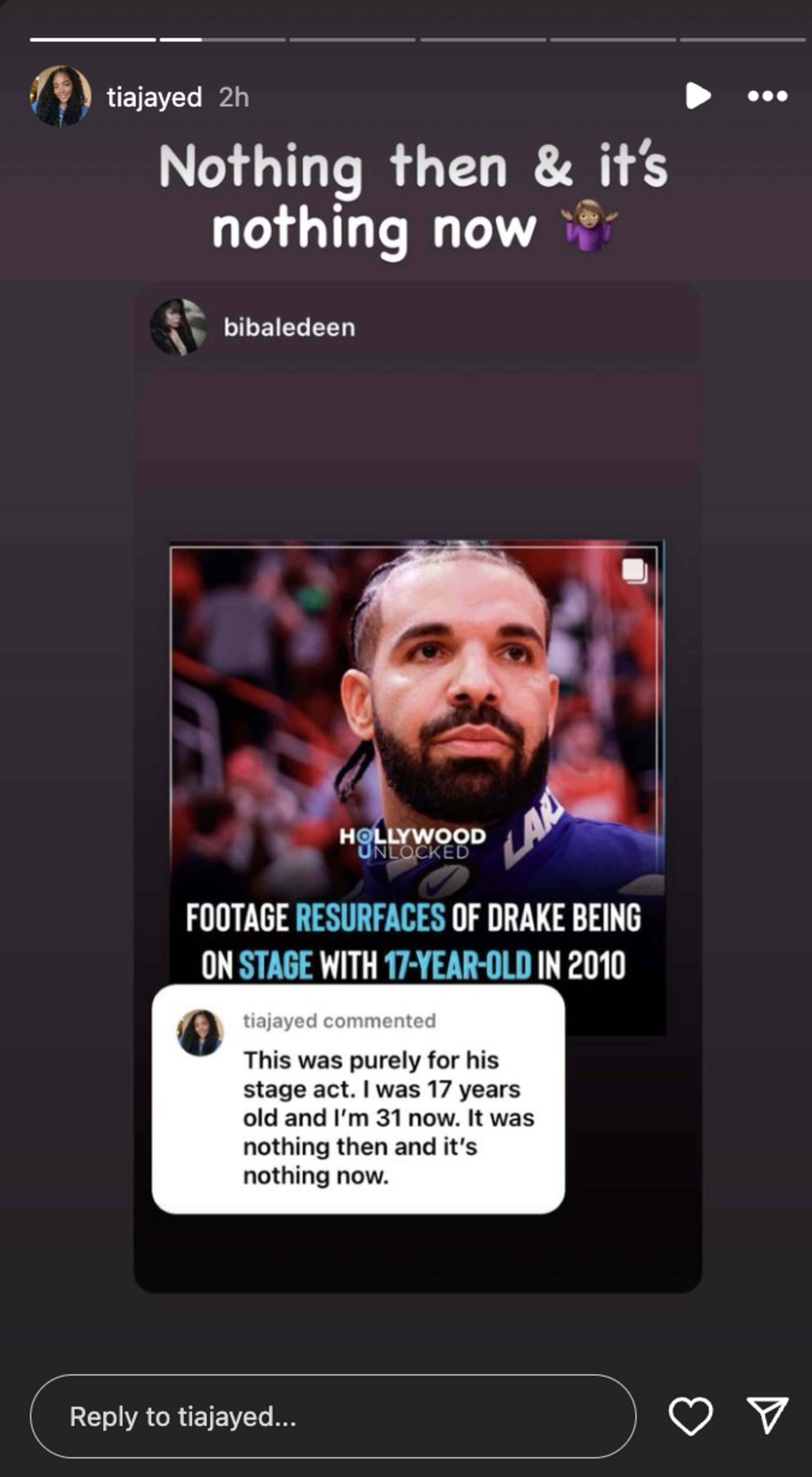 Woman Who Drake Kissed Onstage When She Was 17 Speaks Out: 'It Was ...