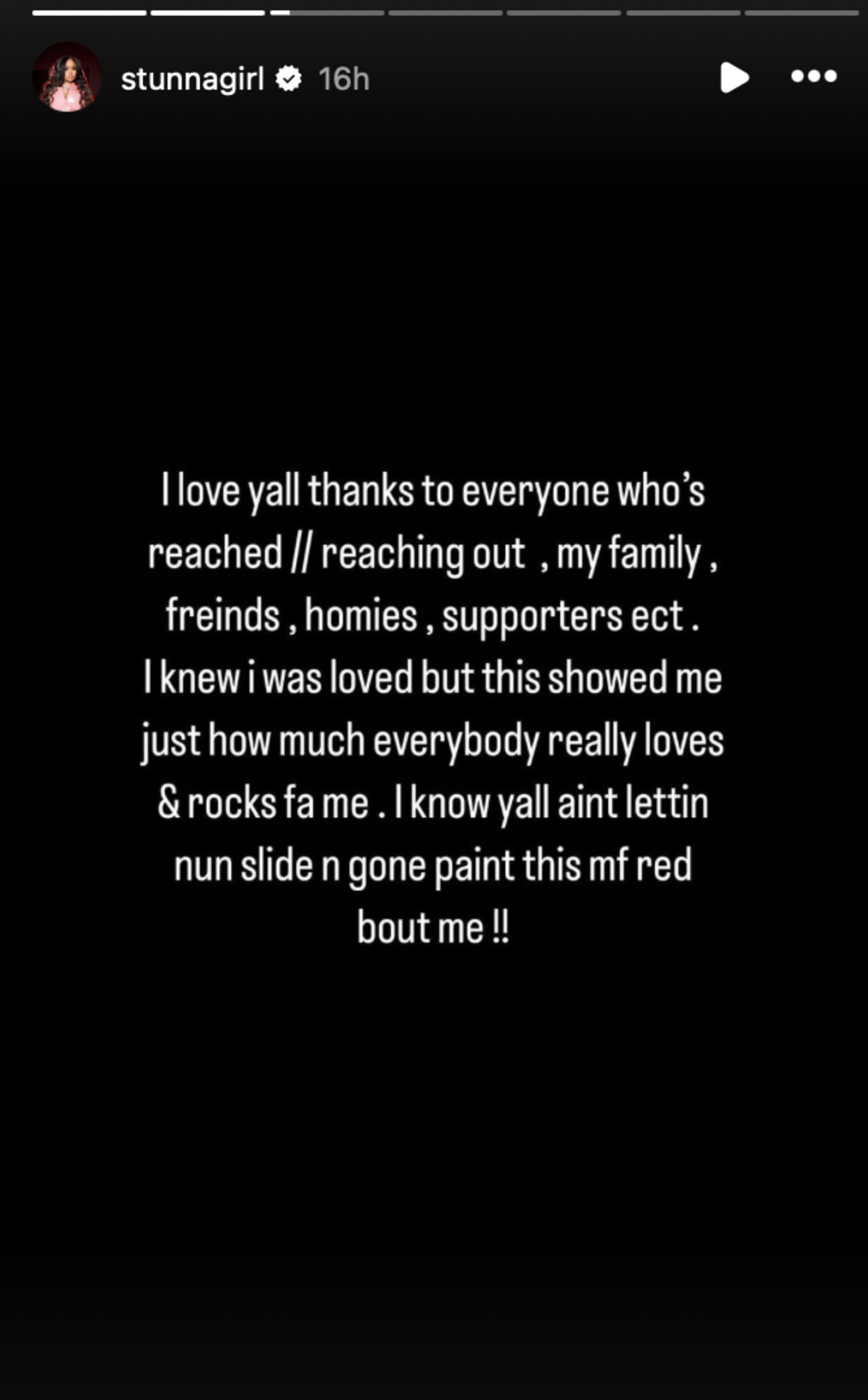 Stunna Girl Reveals She Was Shot In the Chest, Thanks Fans for Support