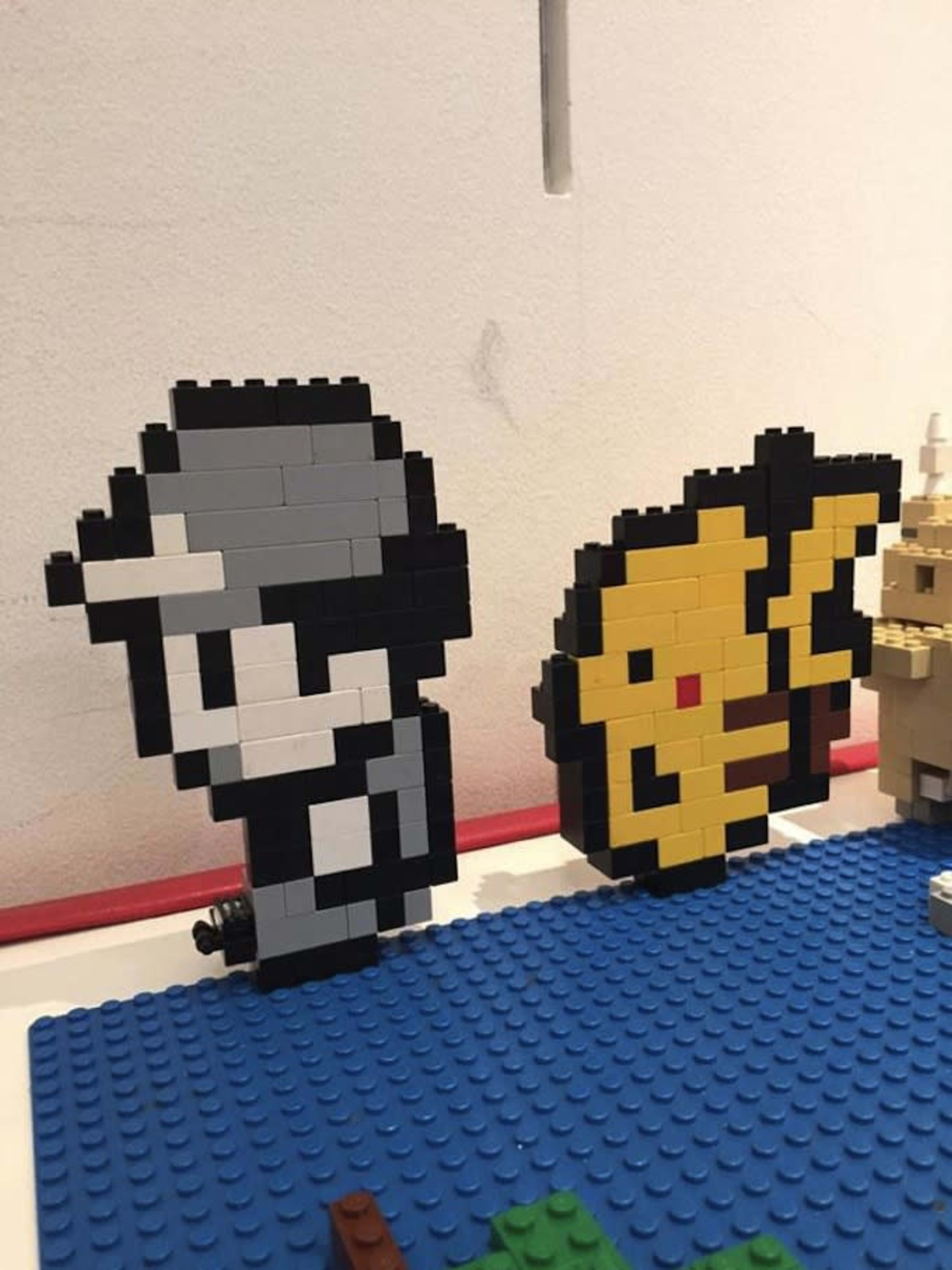 Pixel Art Made out of Lego Looks like 8-Bit Video Games Come to Life