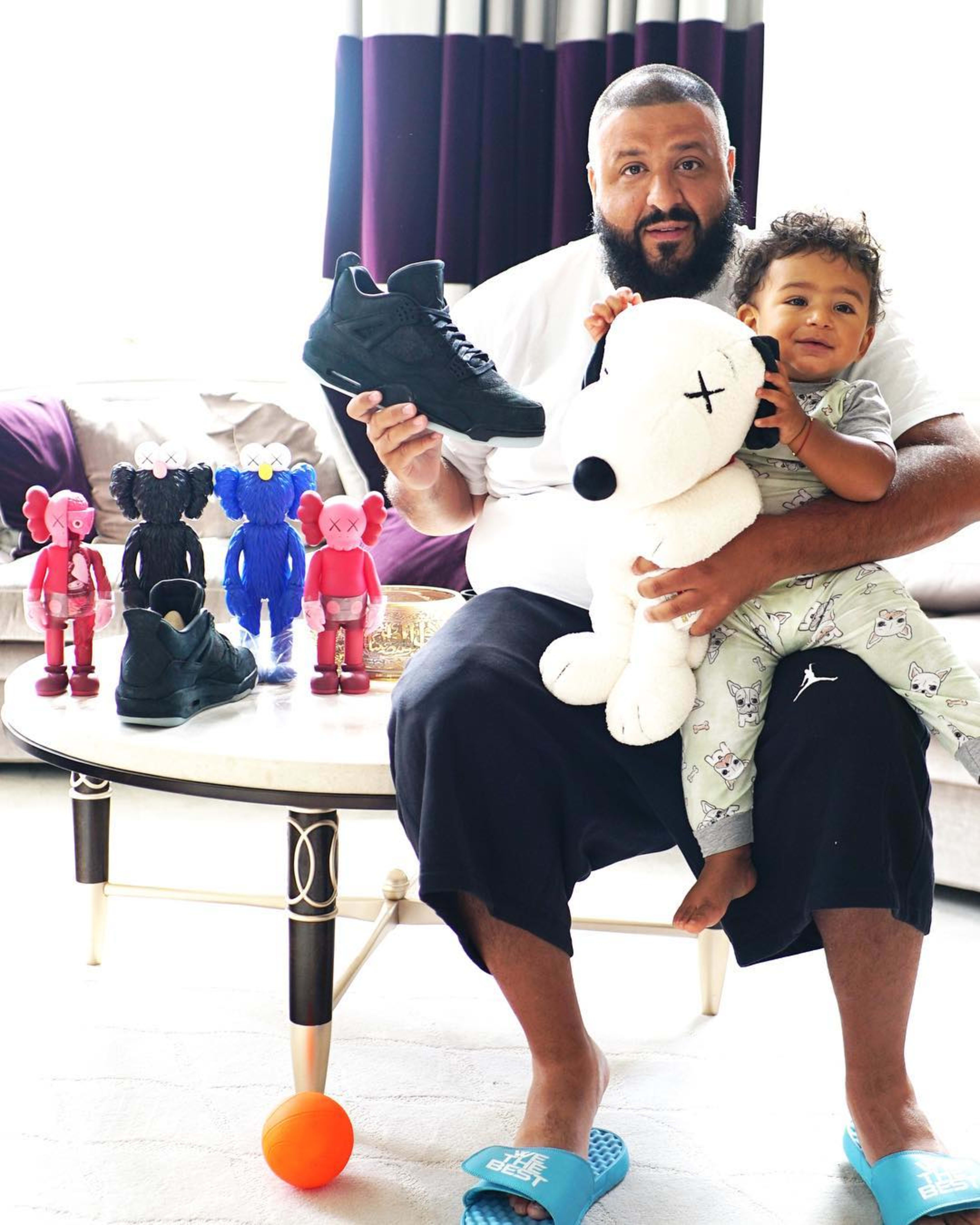 DJ Khaled Flexes With Jordans Again