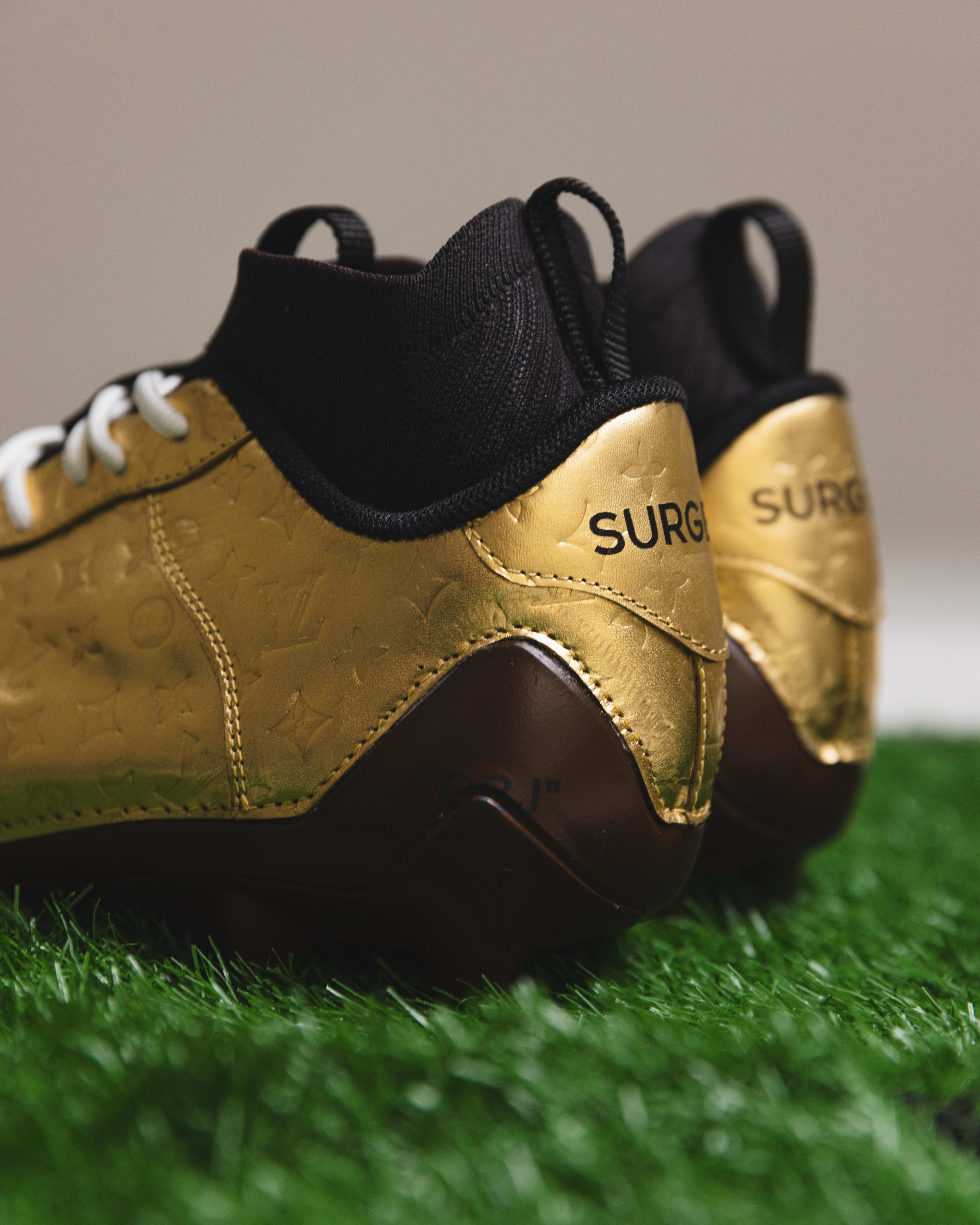 OBJ Wears Special Cleats for the AFC Championship Game