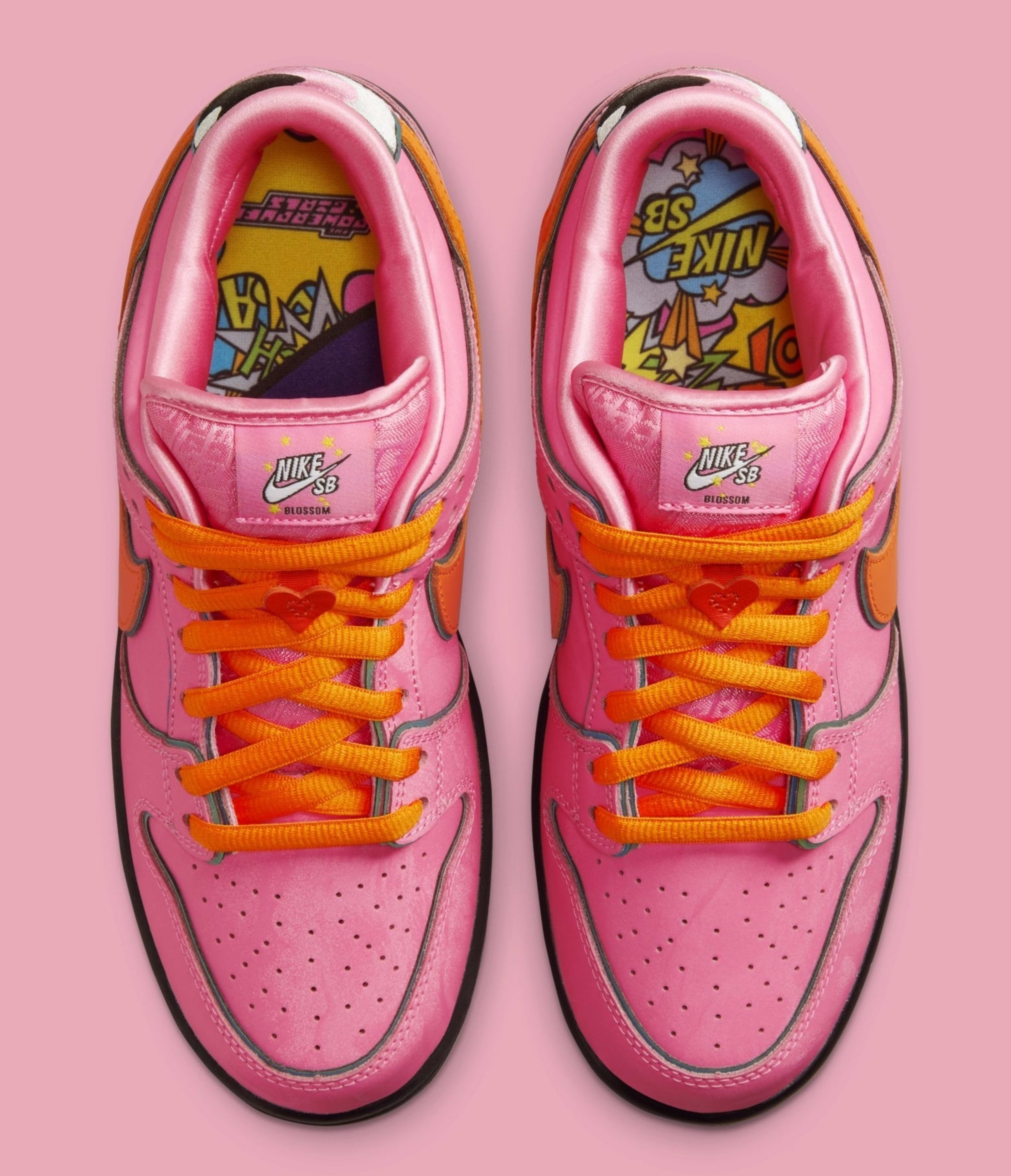 Official Look at the 'Powerpuff Girls' x Nike SB Dunks