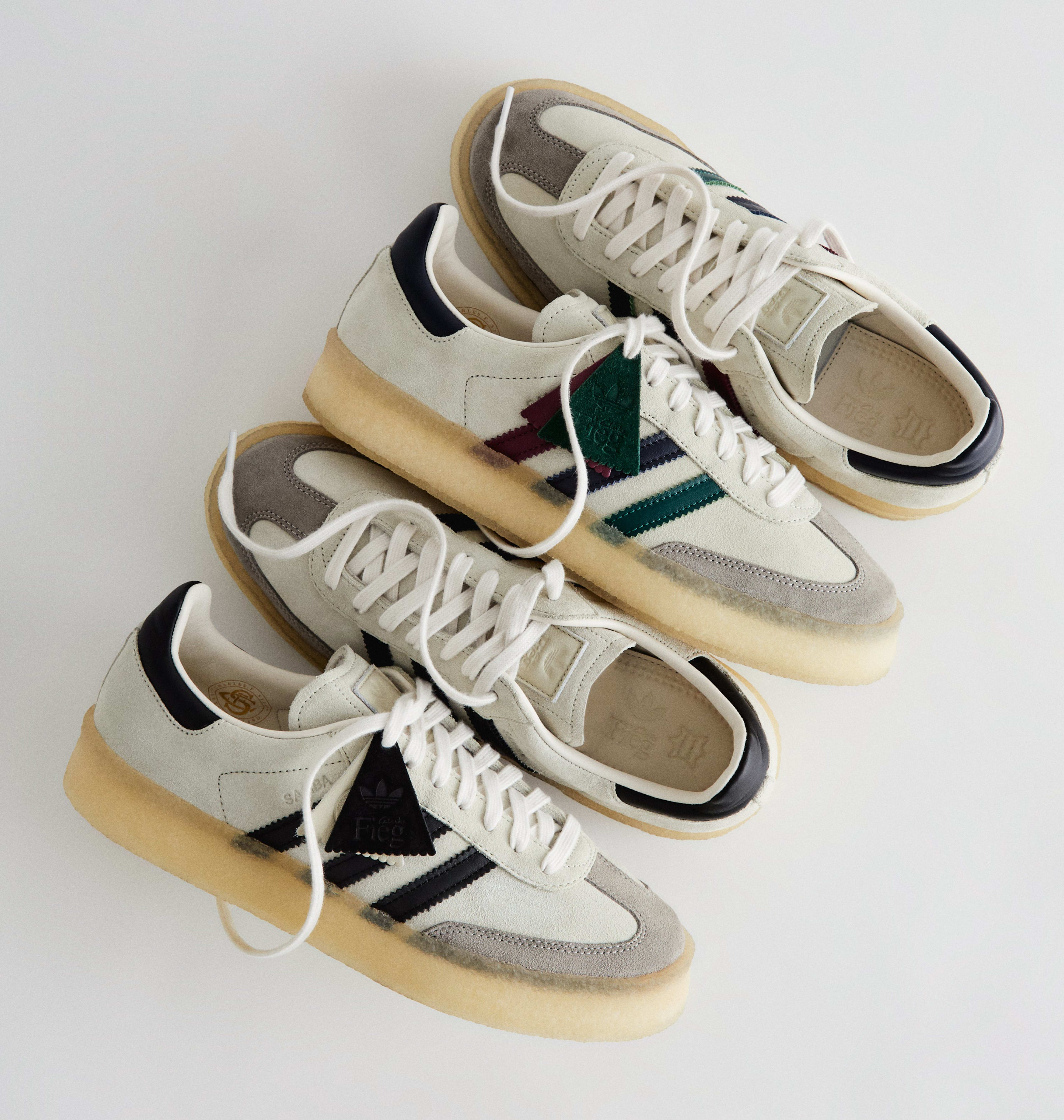 How to Buy the New Ronnie Fieg x Clarks x Adidas Samba Collabs