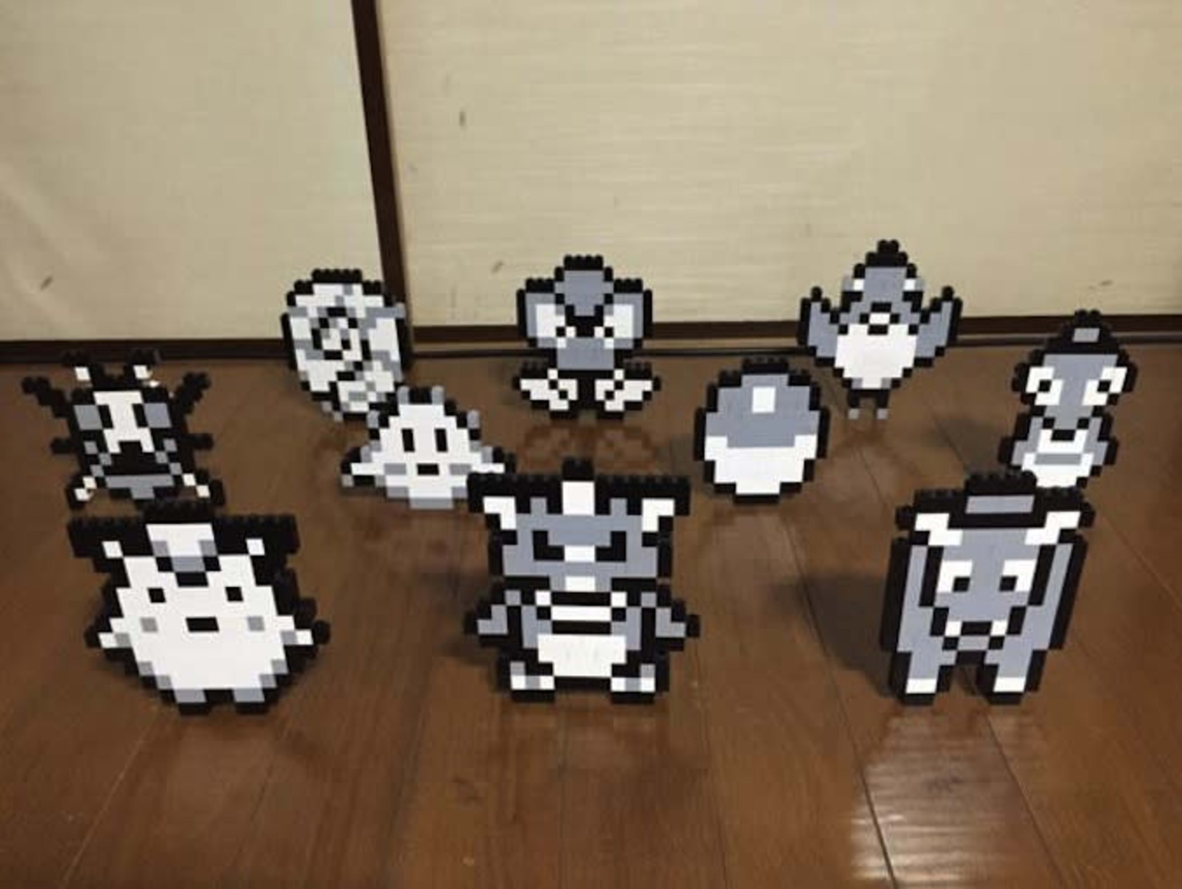 Pixel Art Made out of Lego Looks like 8-Bit Video Games Come to Life