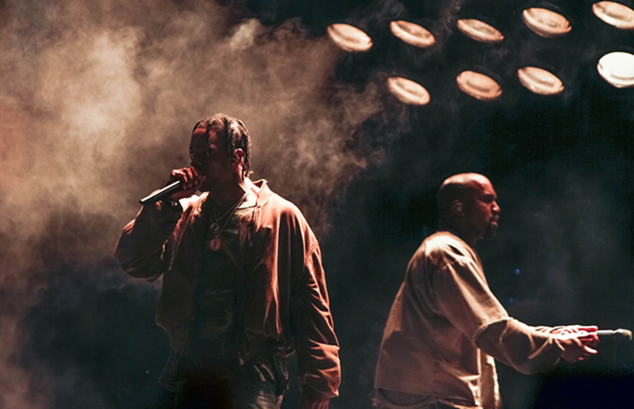 Travis Scott Brings Out Kanye West at Astroworld Festival