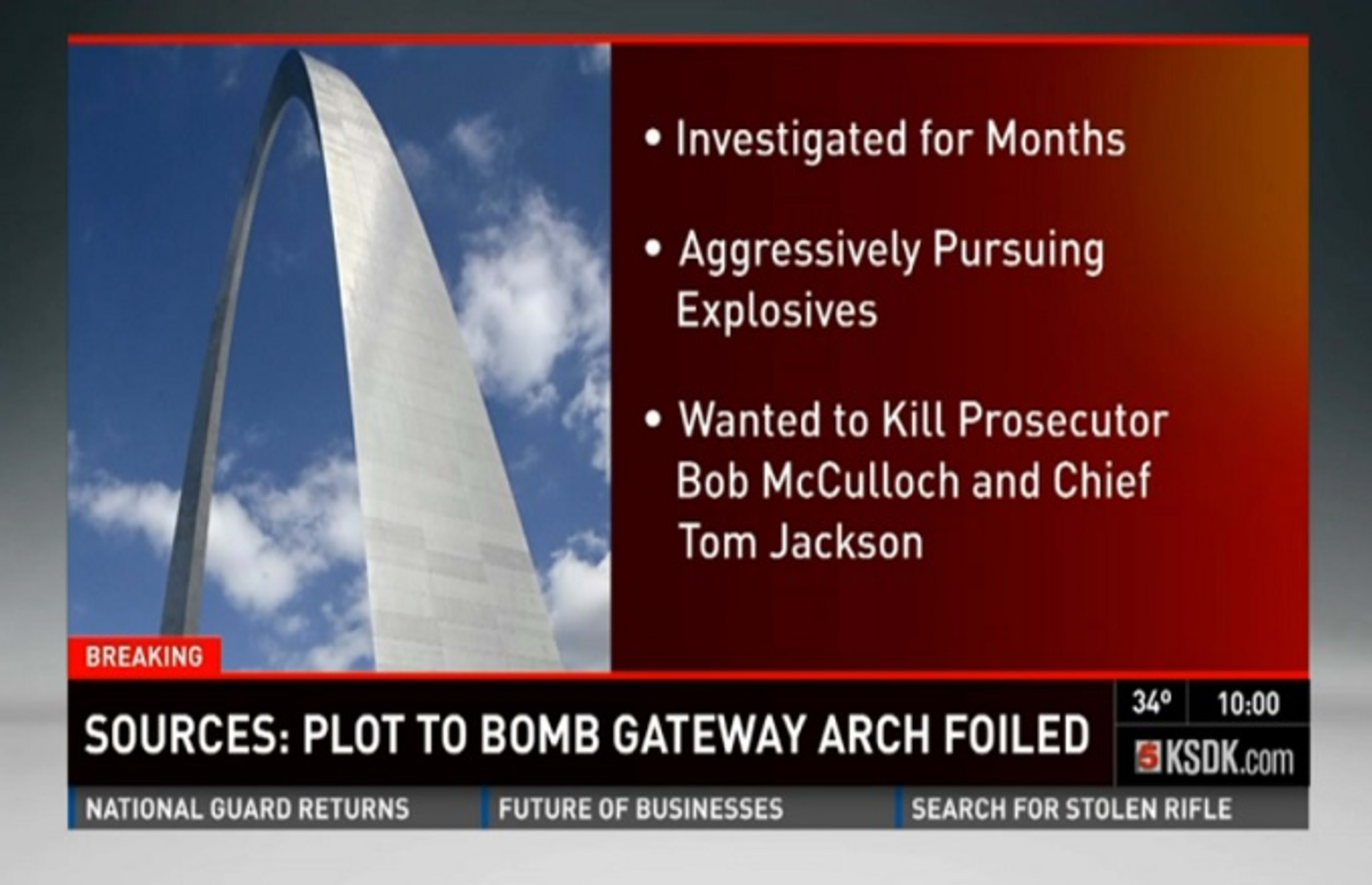 Suspects Arrested in Missouri on Weapons Charges Allegedly Plotted to ...